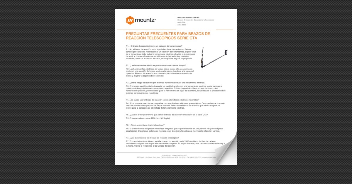 SPA - CTA Telescoping Arm FAQ