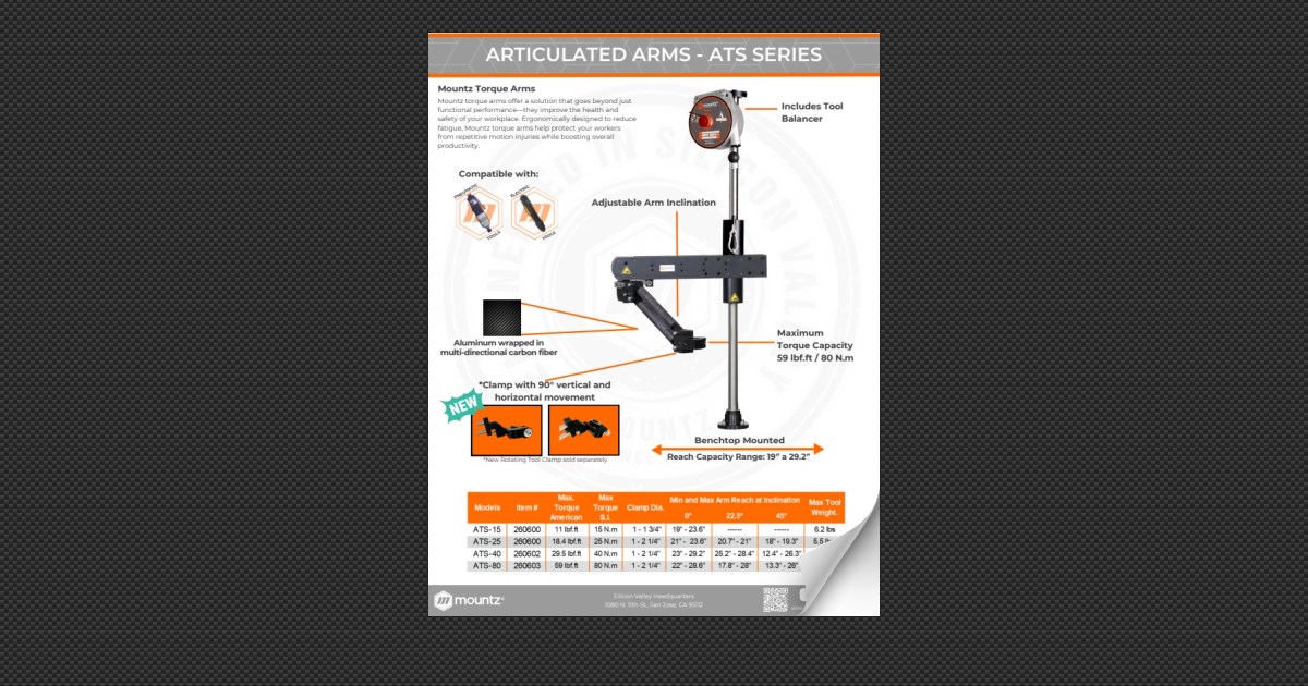 Mountz ATS Articulated Torque Arms (English)