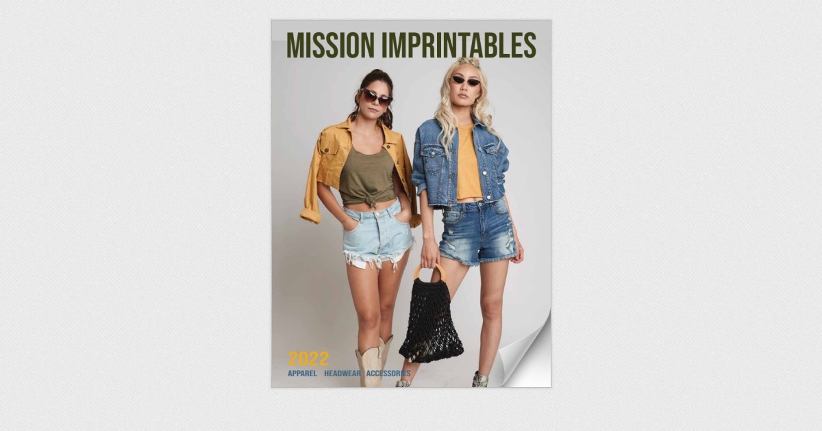 Mission Imprintables 2022 eCatalog, with pricing