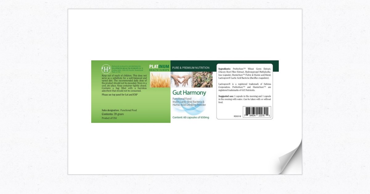 Label Gut Harmony English