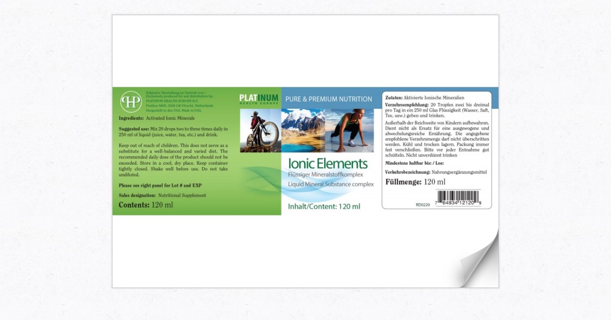 Label Ionic Elements