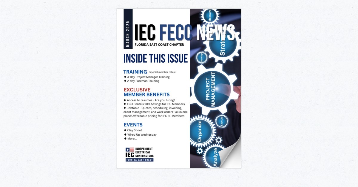 MARCH 2025 The IEC FECC Electric News