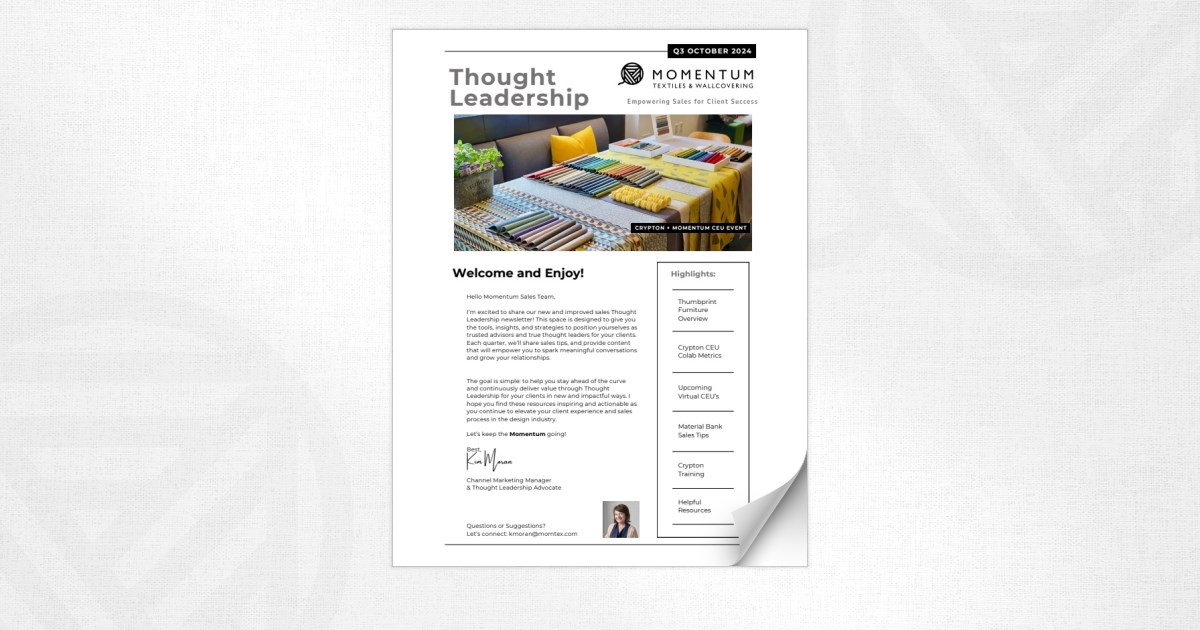 Thought Leadership Newsletter Q3 2024