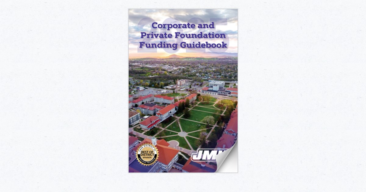 JMU Corporate & Private Foundation Funding Guidebook 2025 - Page 16