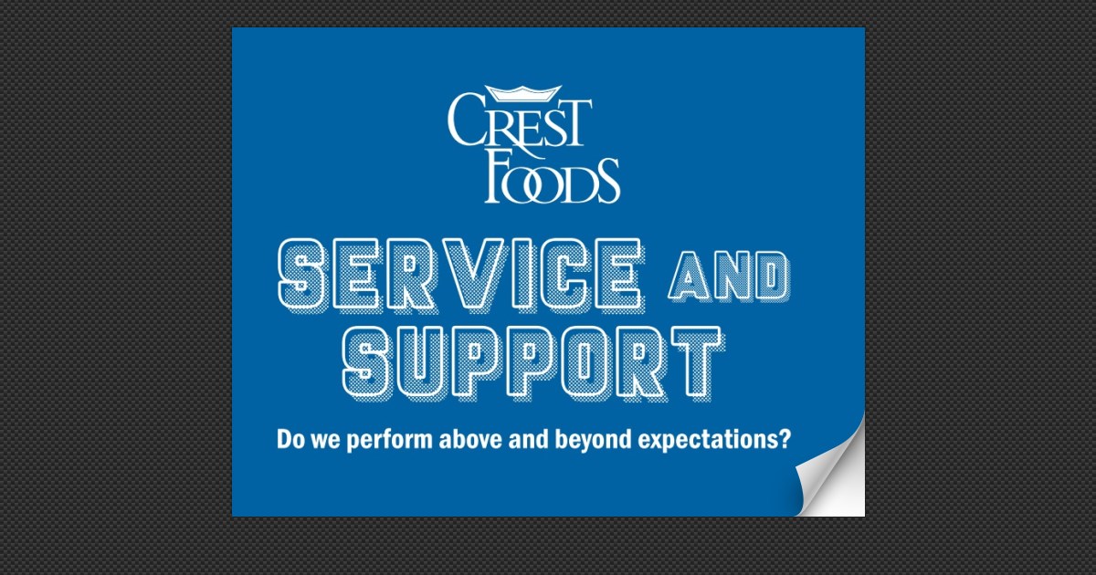 Crest Foods Service and Support