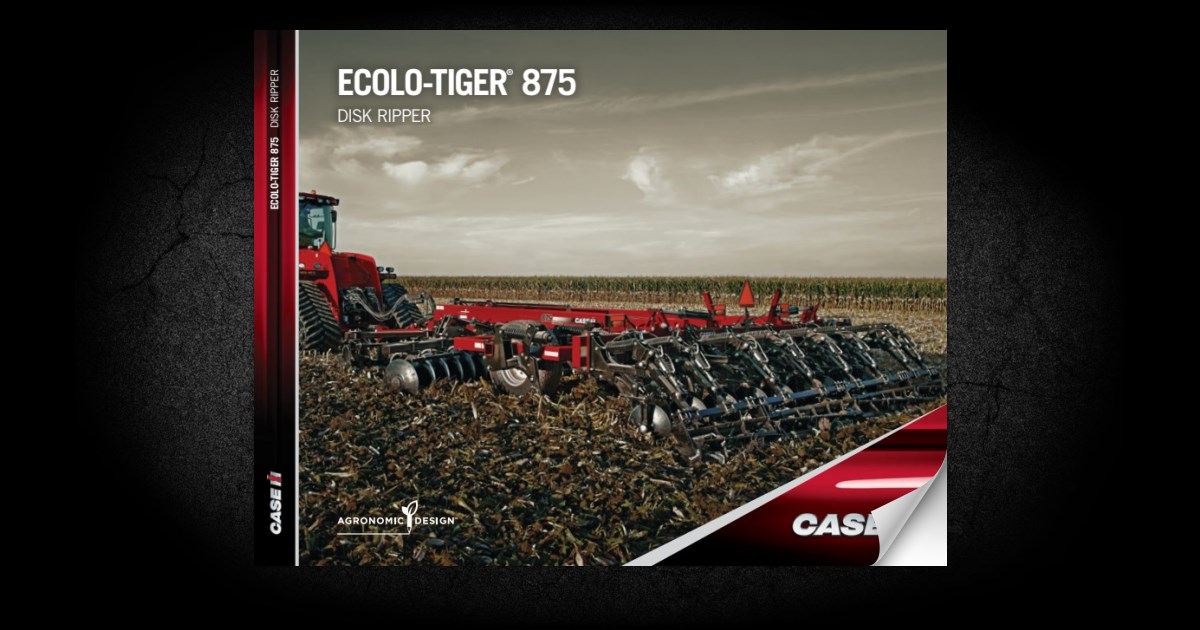 Ecolo-Tiger 875 Disk Ripper Brochure 04-23 CIH22112002 pages