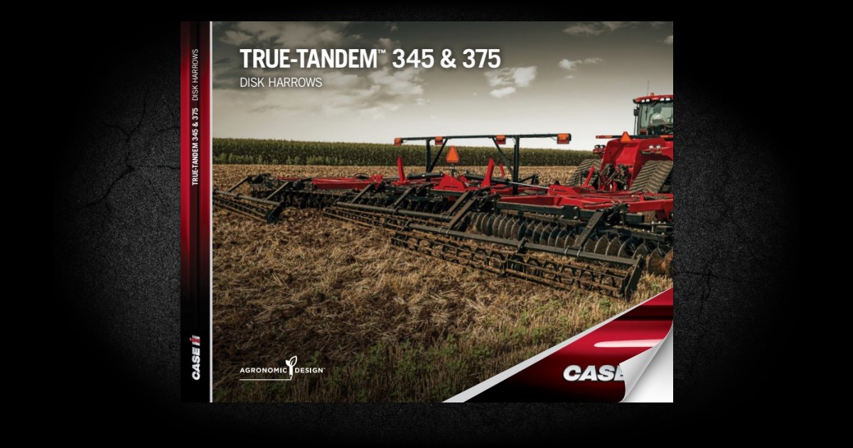 True-Tandem 345 and 375 Disk Harrow Brochure 04-23 CIH22120…