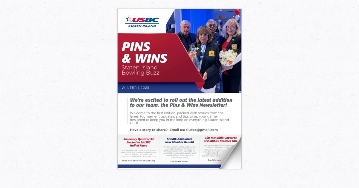 Staten Island USBC Pins & Wins | Winter 2025 | Vol. 1 No. 1