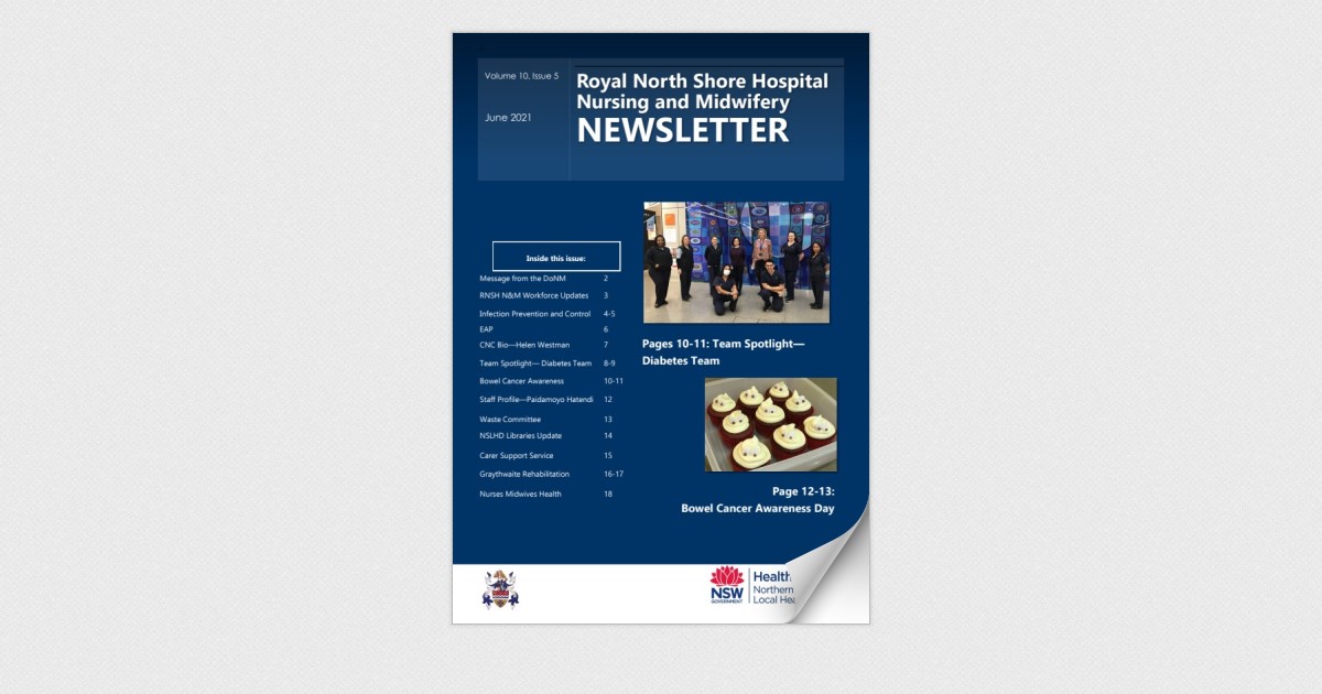 RNSH Nursing and Midwifery Newsletter - June 21