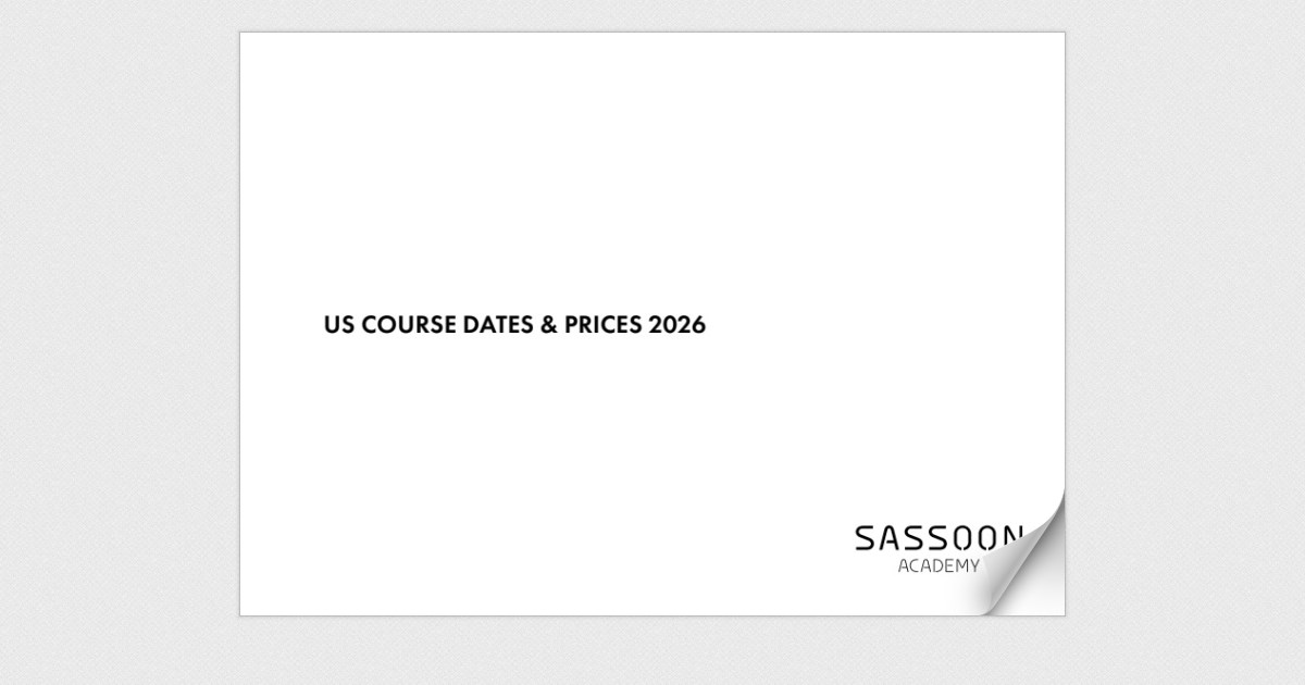 Sassoon US Courses Overview 2026