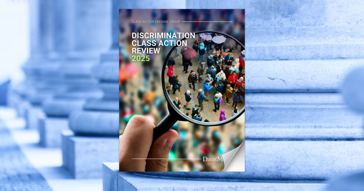 Discrimination Class Action Review – 2025