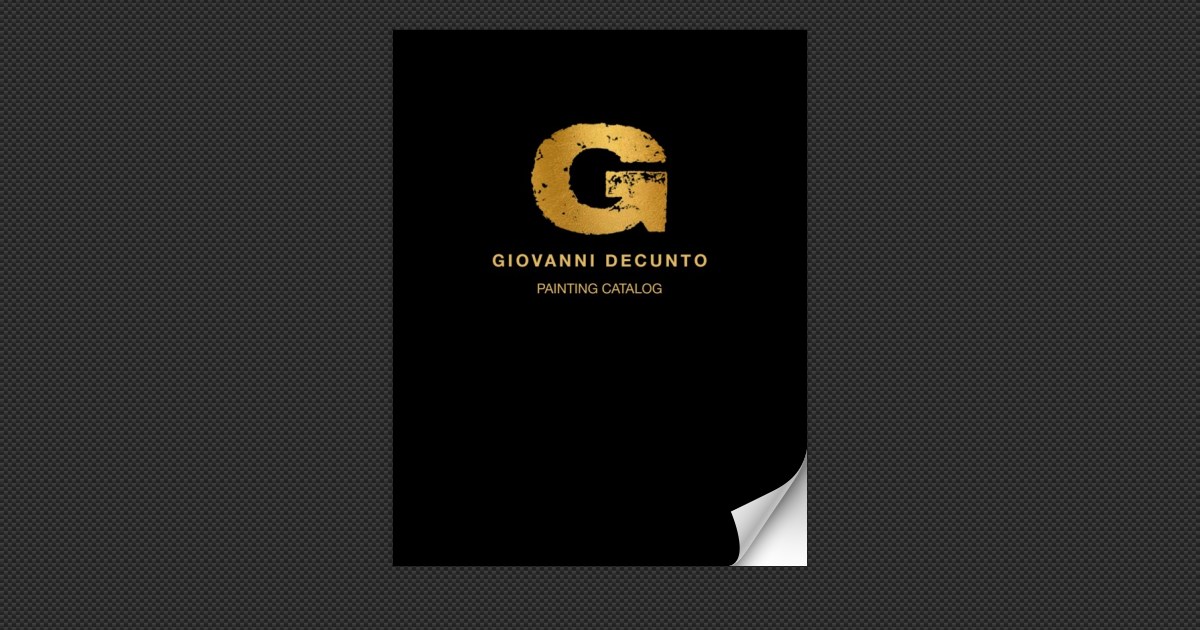 Giovanni Decunto Painting Catalog