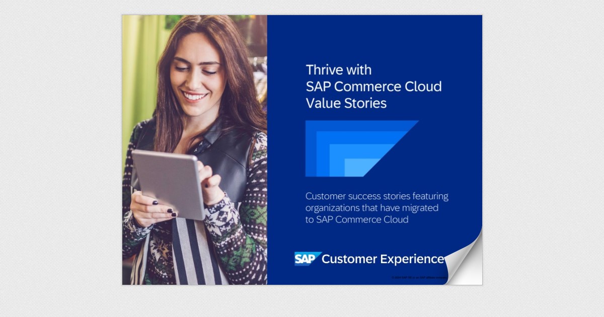 THRIVE with SAP Commerce Cloud