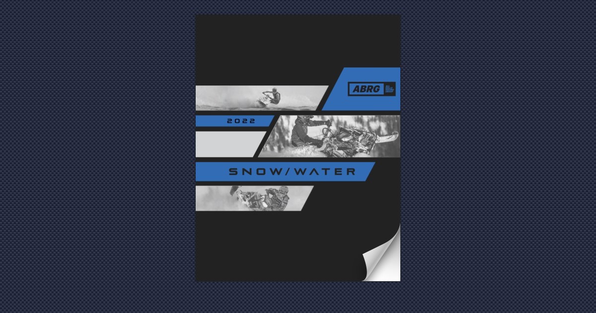 2022 ABRG Snow & Water Catalogue