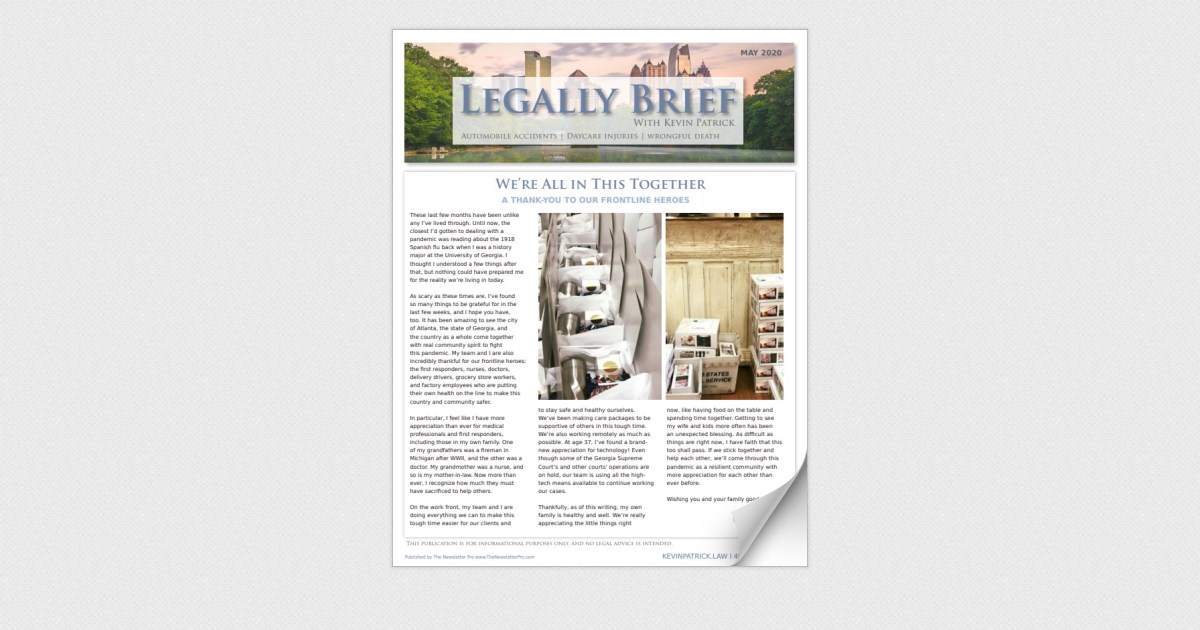 Kevin Patrick Law - May 2020 - Page 2