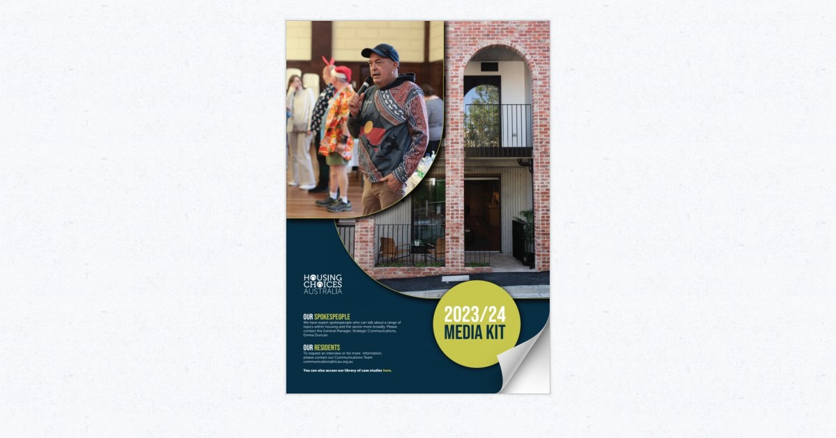 Housing Choices Australia Media Kit, 2024
