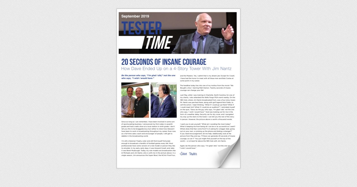 Jon Carson Consulting - September 2019