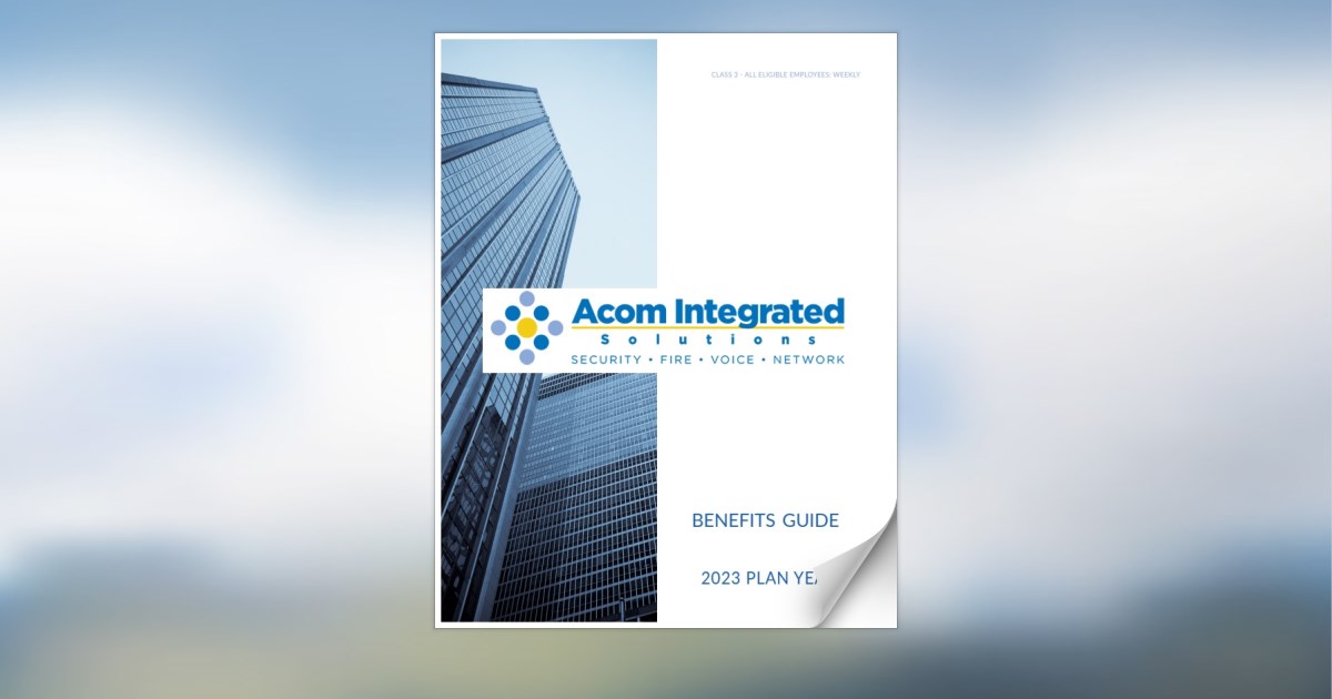 Acom 2023 Benefit Guide - Class 3 - All Other Eligible Empl…