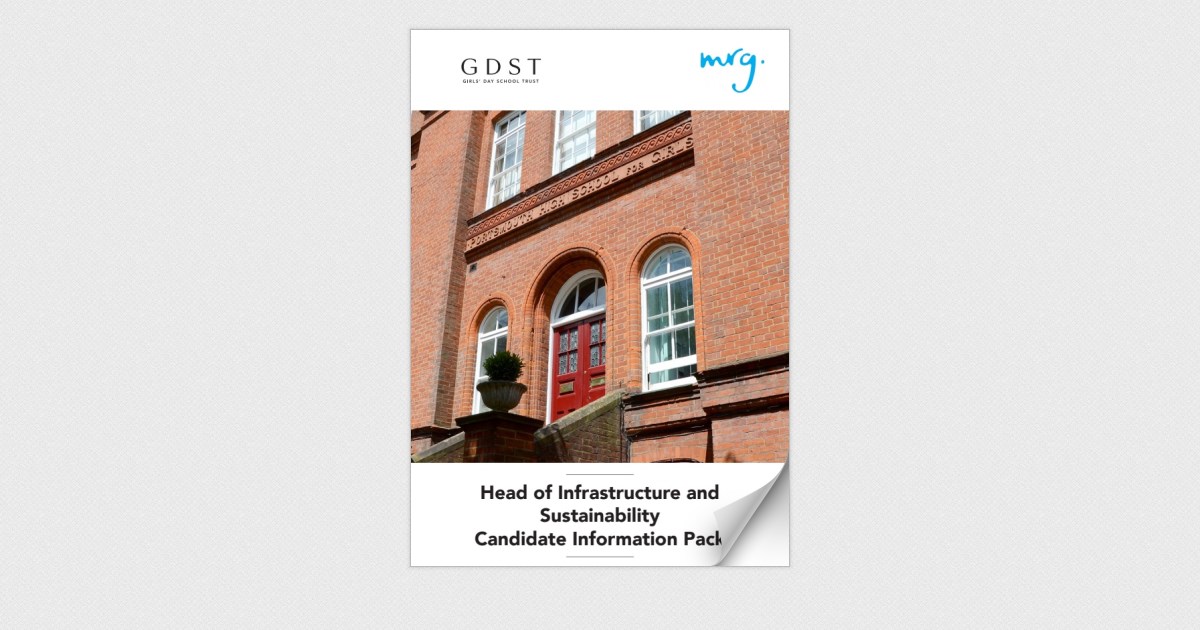 GDST - Head of Infrastructure and Sustainability