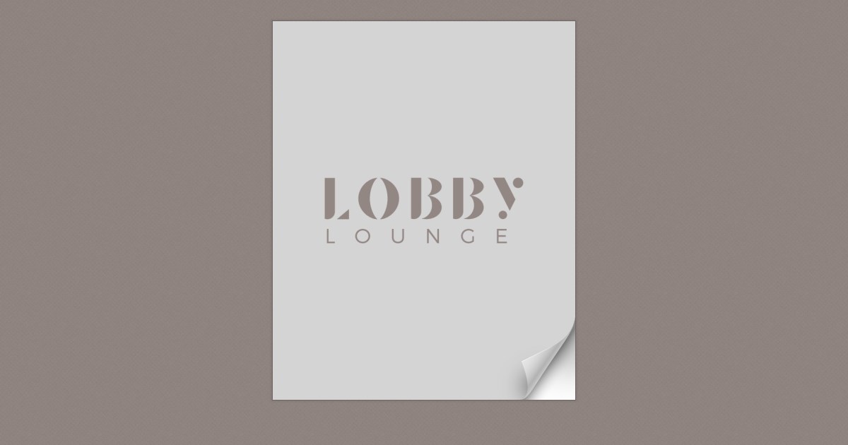 Lobby Lounge Menu