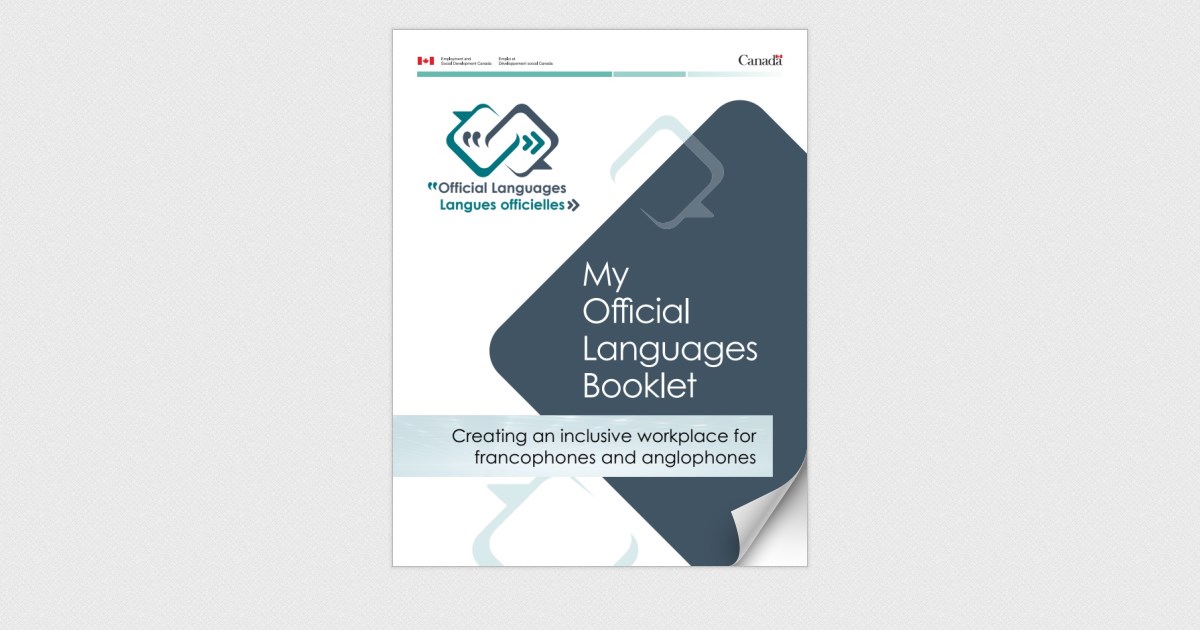 My Official Languages Booklet - Page 2