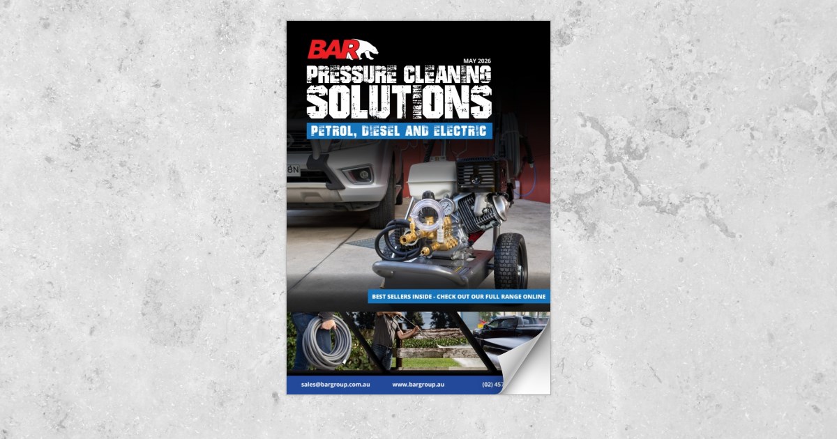 BAR GROUP Pressure Cleaning Solutions Catalogue