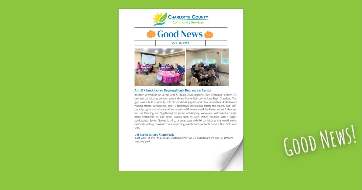 Weekly Good News - Oct. 10
