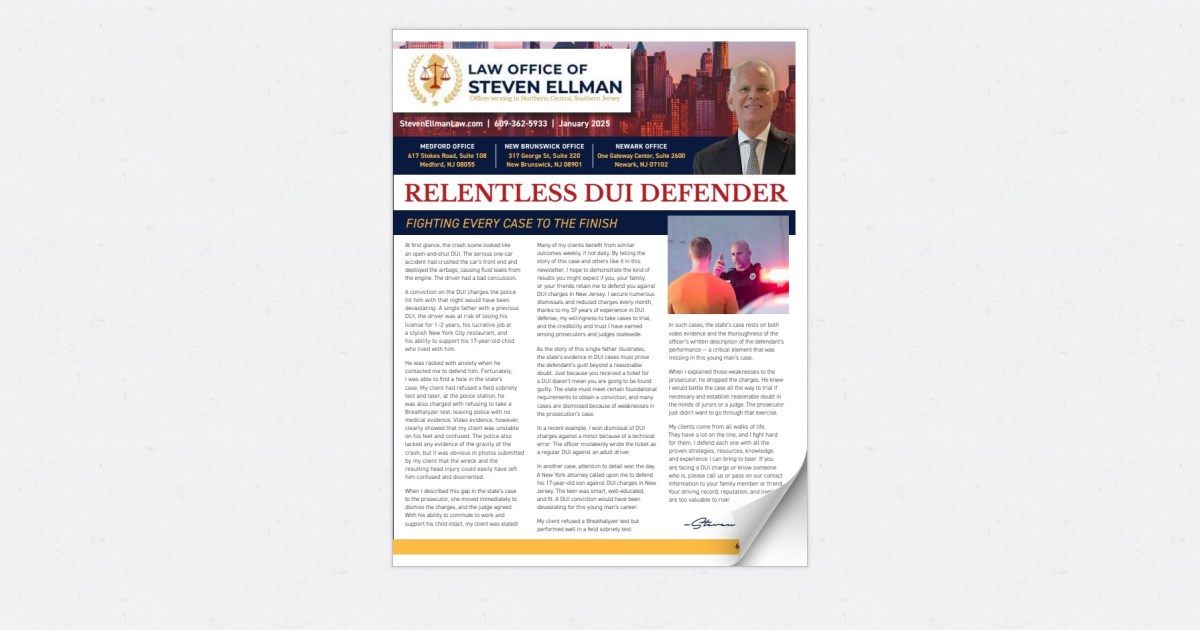 Law Office of Steven Ellman - January 2025