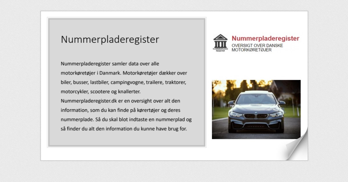 Nummerpladeregister
