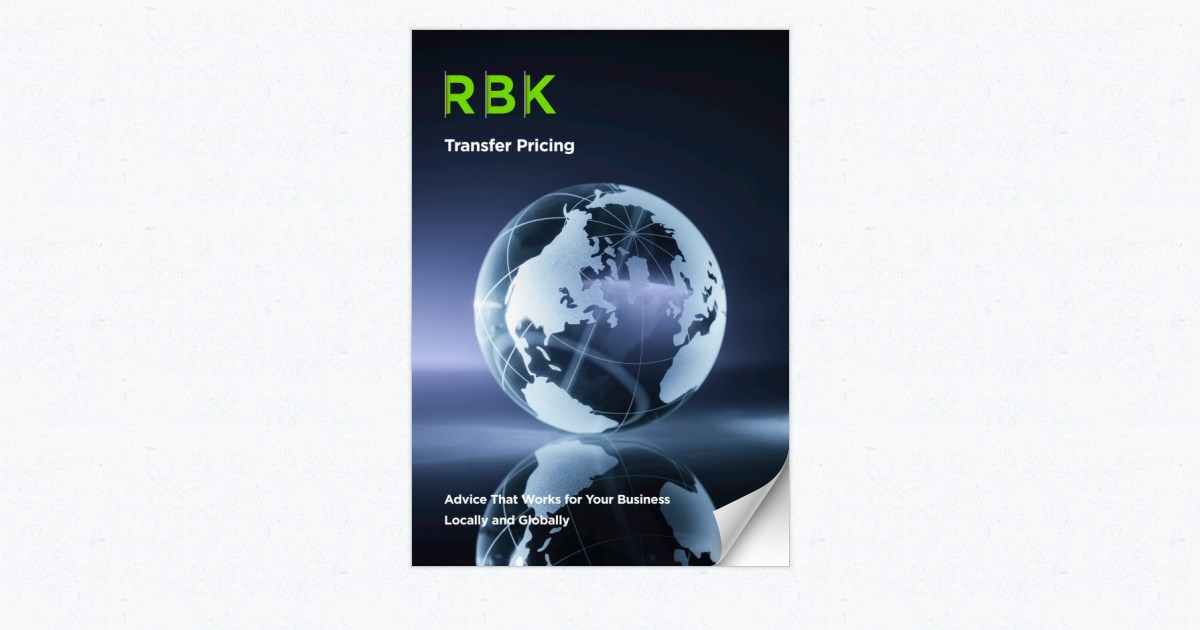 RBK Transfer Pricing Brochure