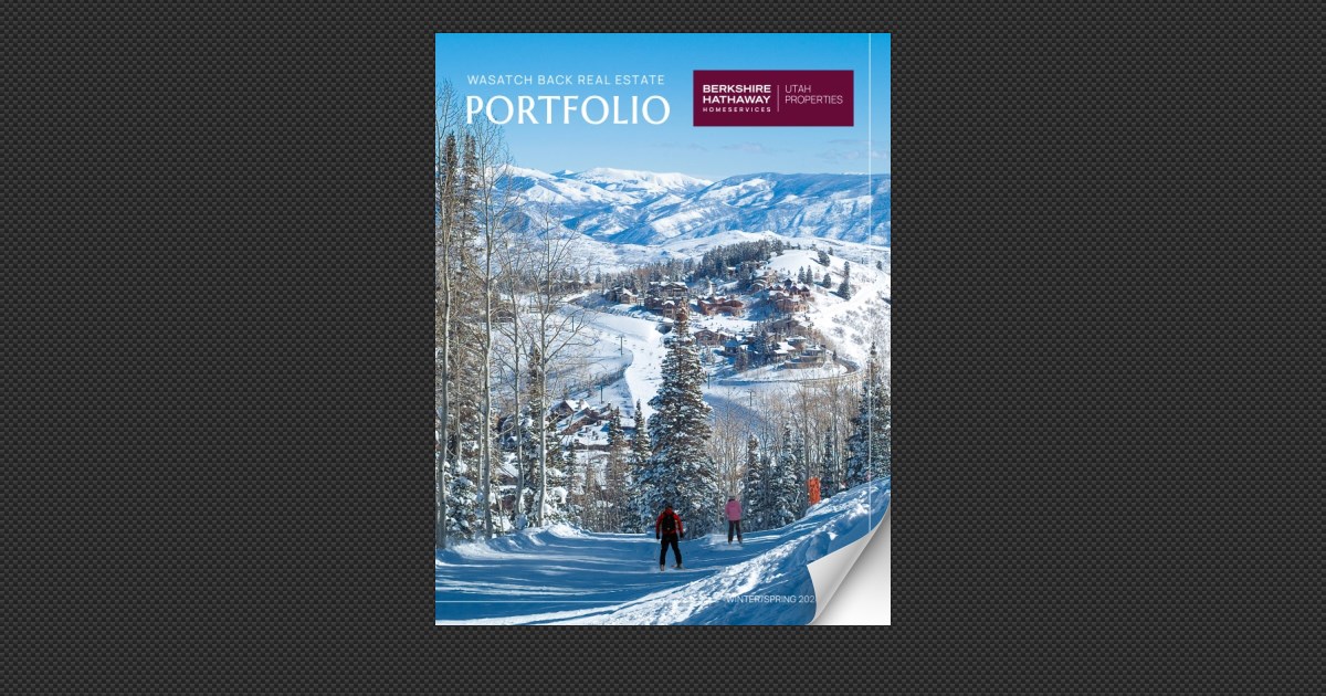 Wasatch Back Real Estate Portfolio Winter/Spring 2024