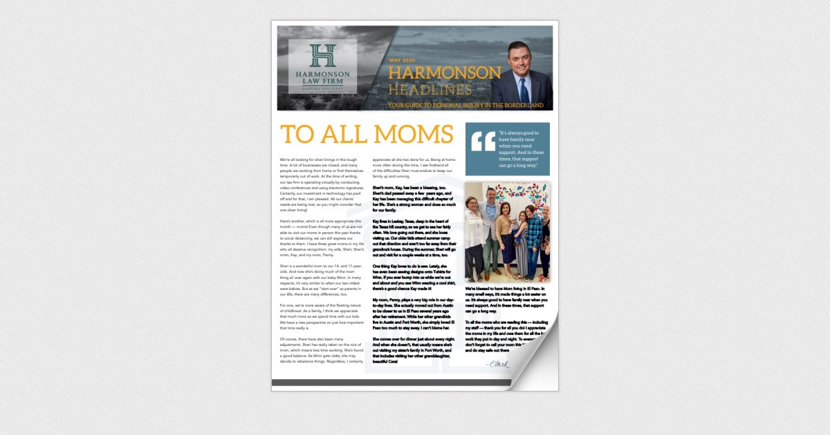 Harmonson Law Firm - May 2020