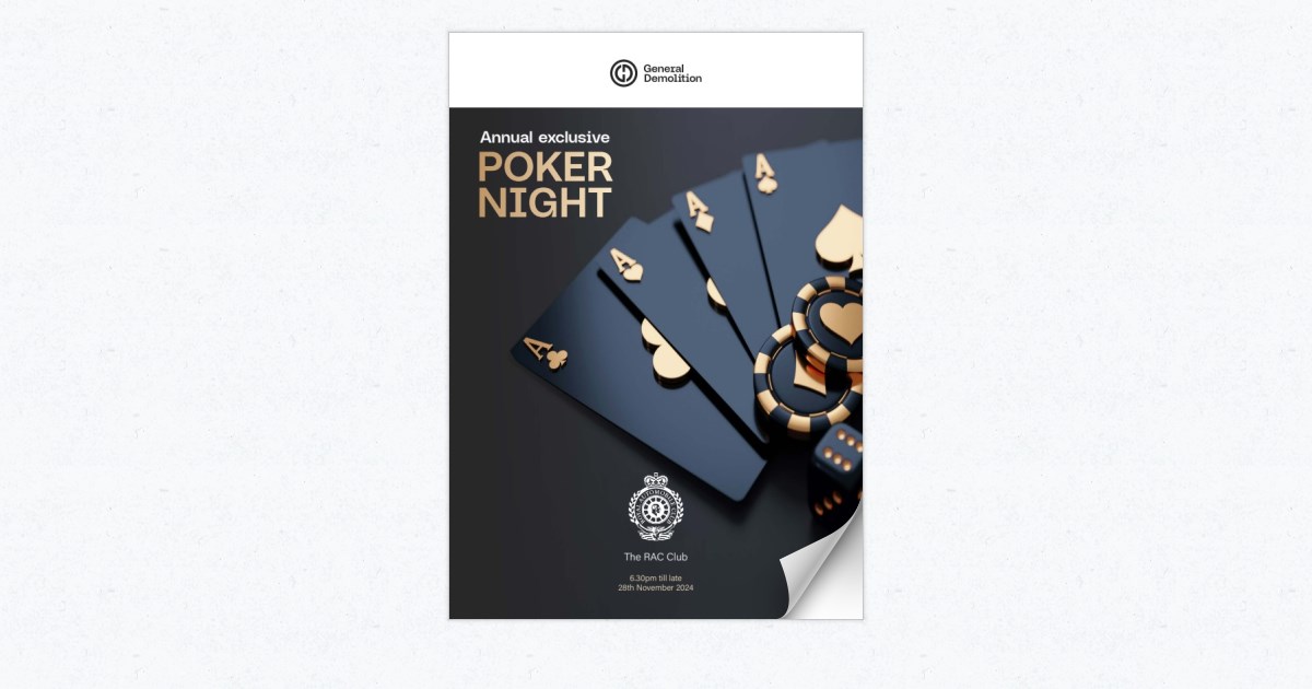 GD Poker Night November 2024