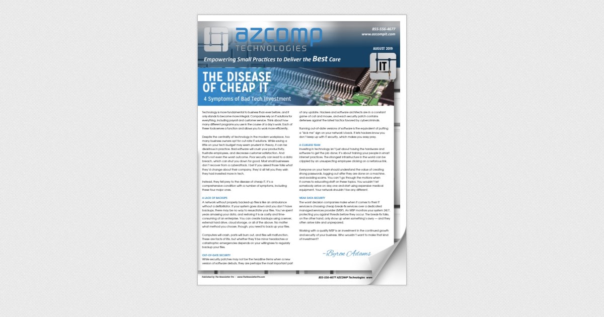 AZCOMP Technologies IT August 2019 - Page 2