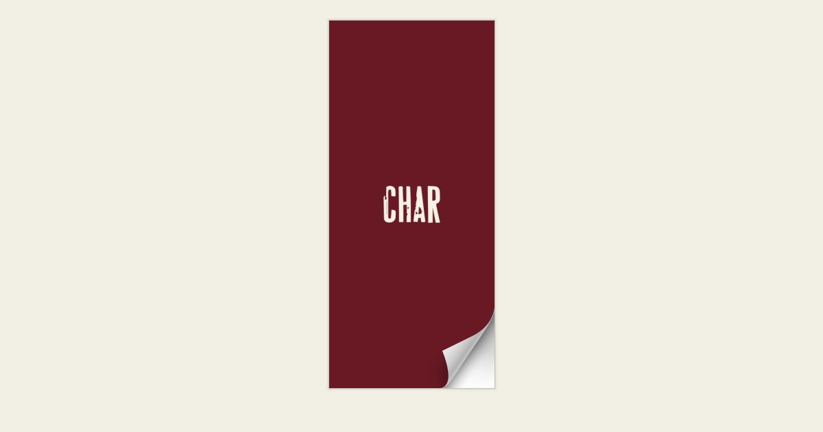 CHAR MENU (NEW YEAR'S EVE)