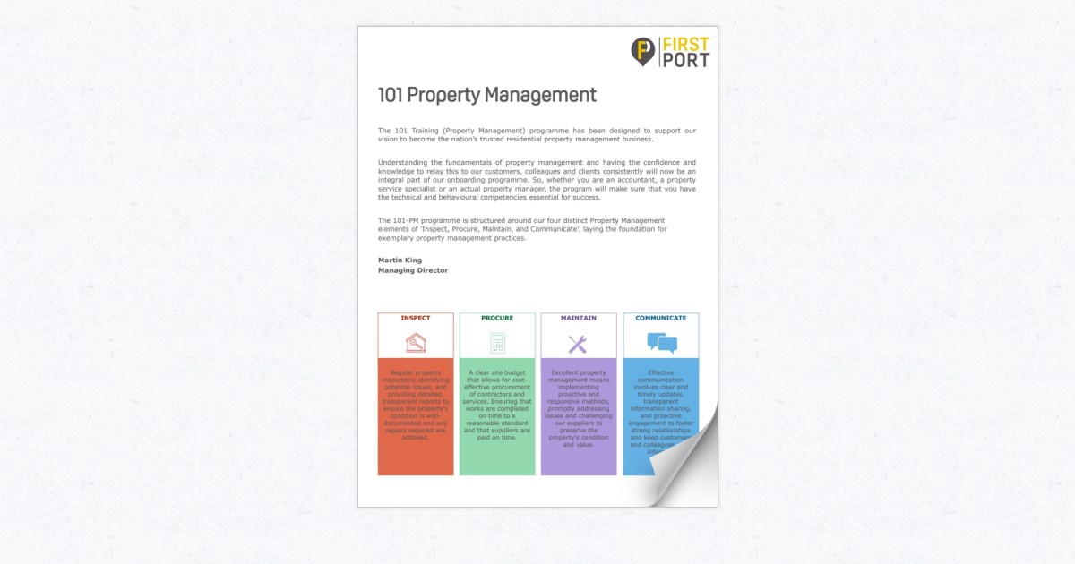 101 Training - Property Management