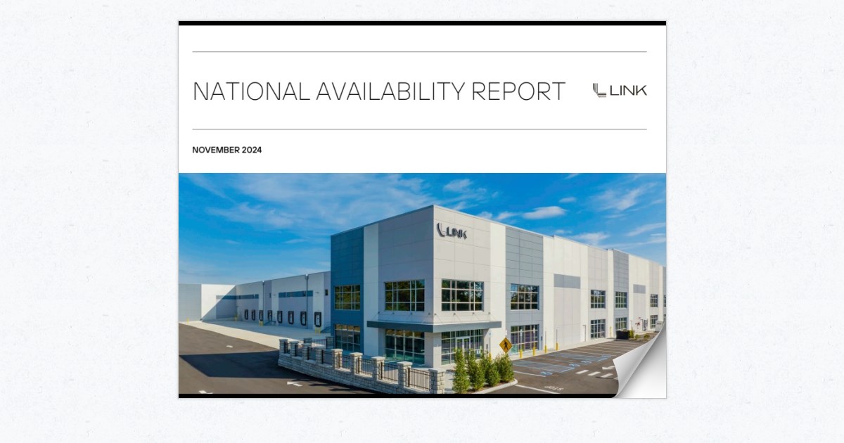 Link Logistics National Availability Report - November