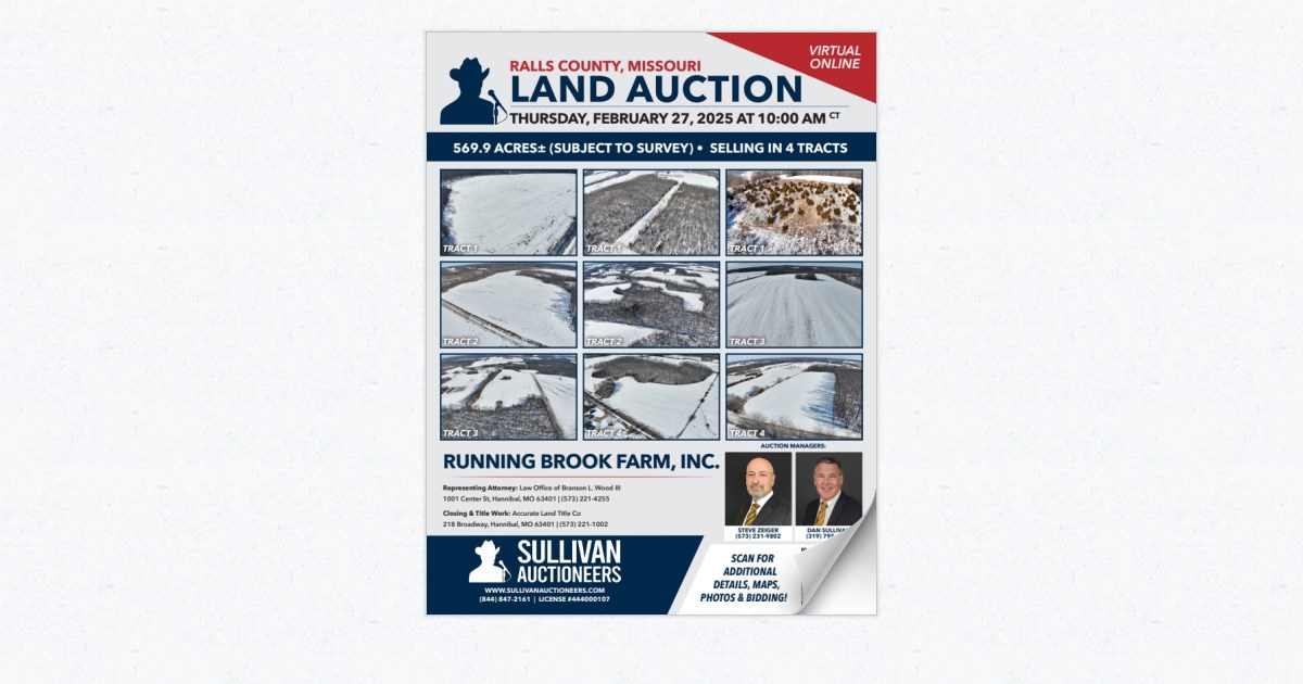 Running Brook Sale Bill