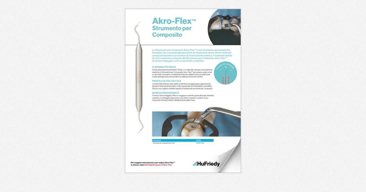 HuFriedyGroup AkroFlex InfoSheet IT