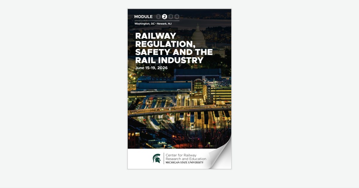 2026 | Module 2 | Railway Management Certificate Program