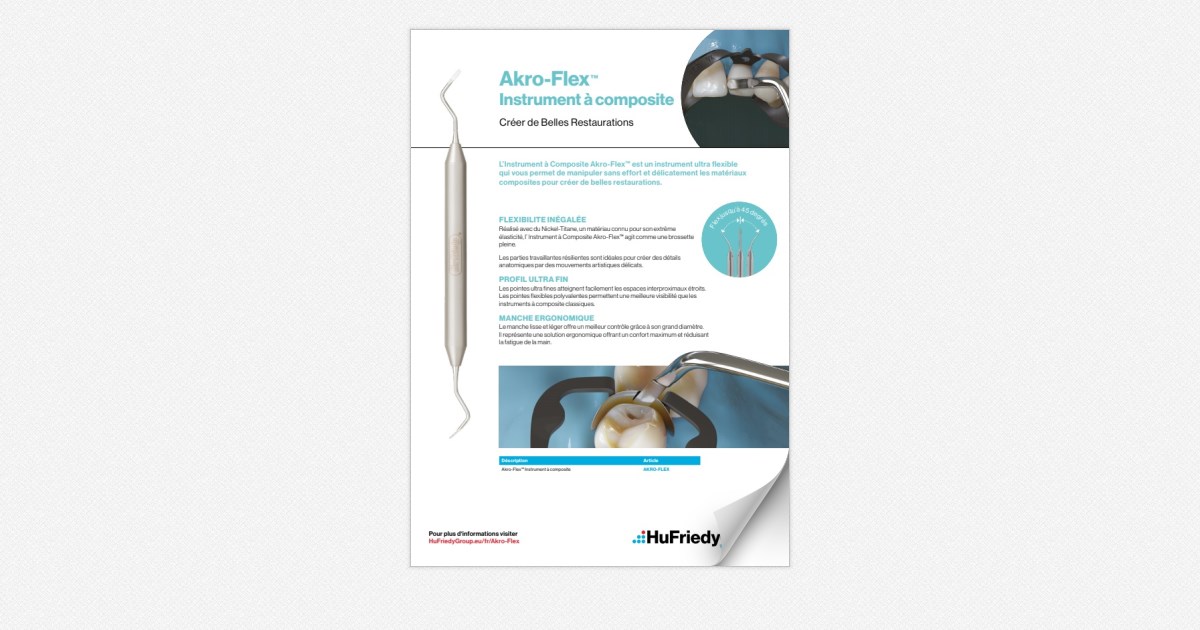 HuFriedyGroup AkroFlex InfoSheet FR