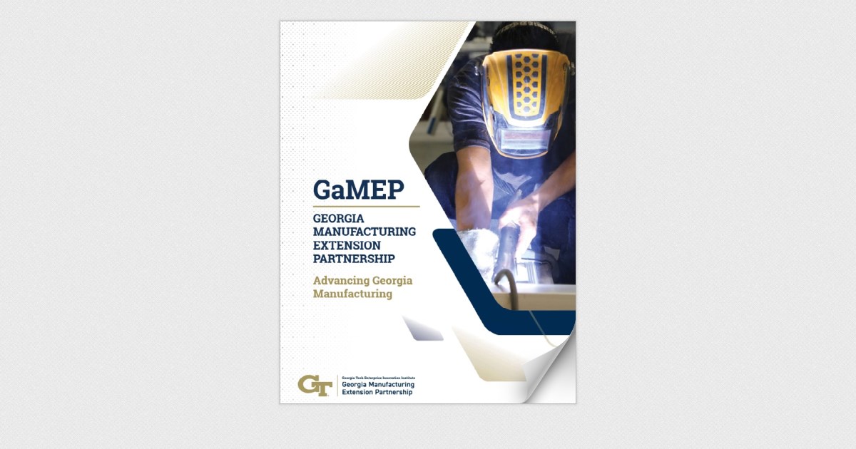 Georgia Manufacturing Extension Partnership Brochure