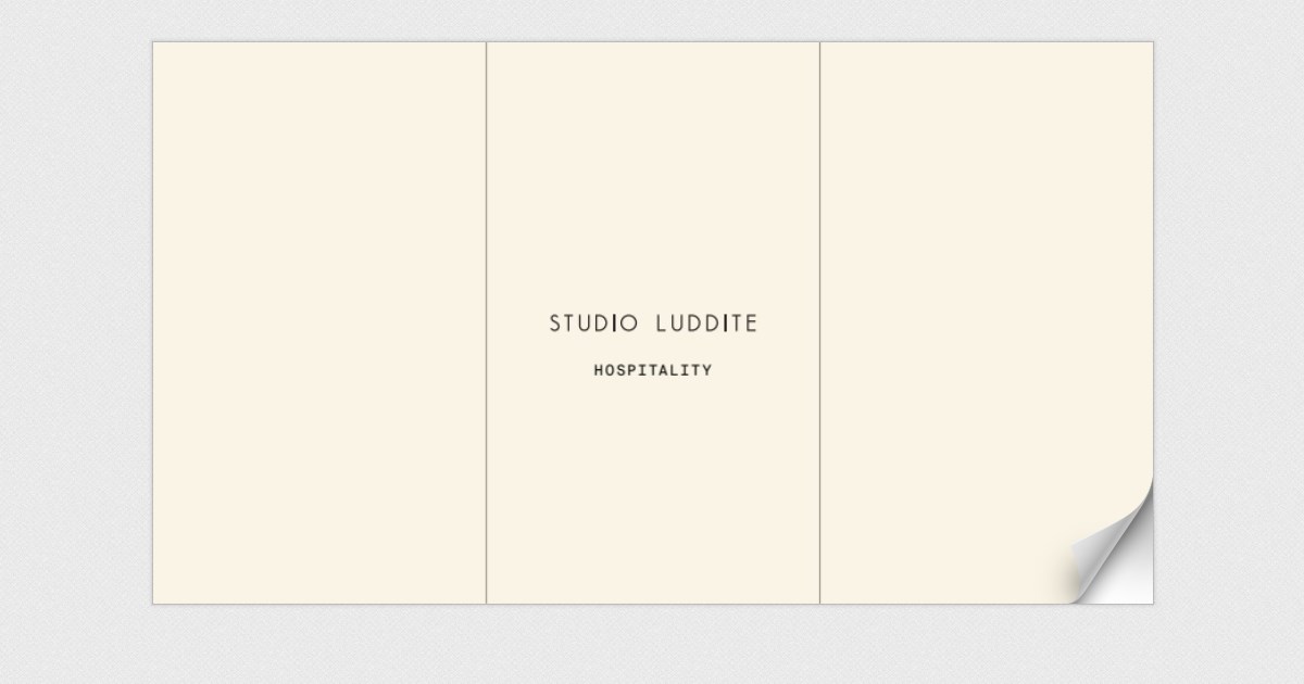 Studio Luddite | Hospitality Presentation - Page 49