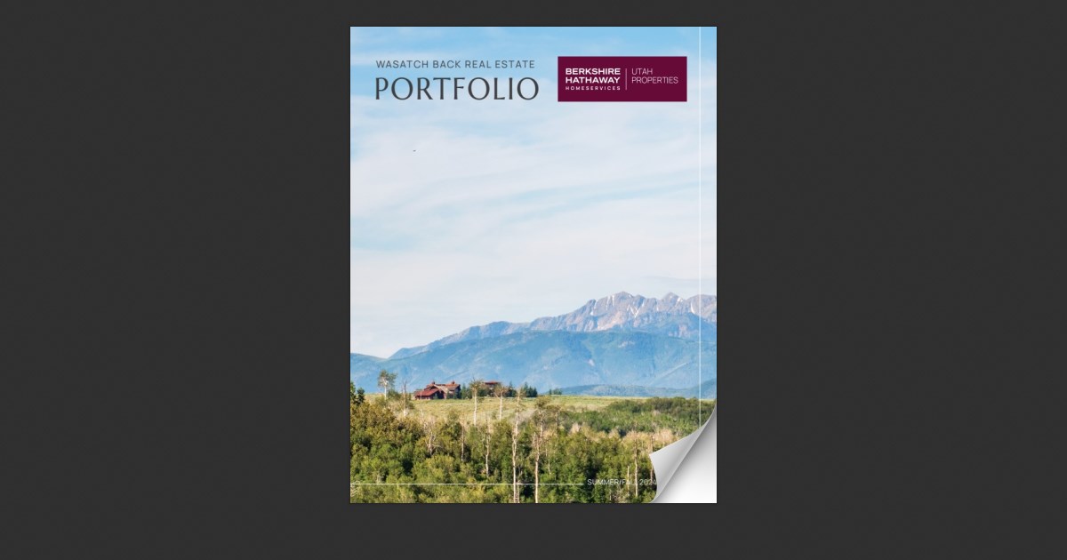 Wasatch Back Real Estate Portfolio Summer/Fall 2024