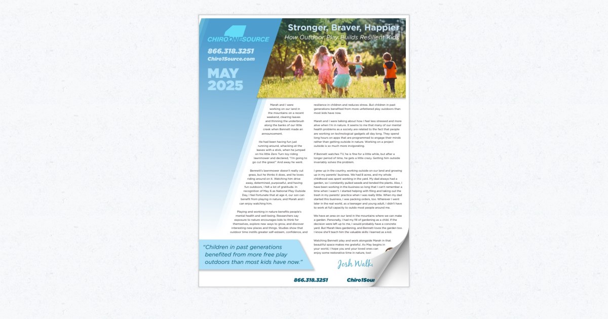 Chiro1Source - May 2025