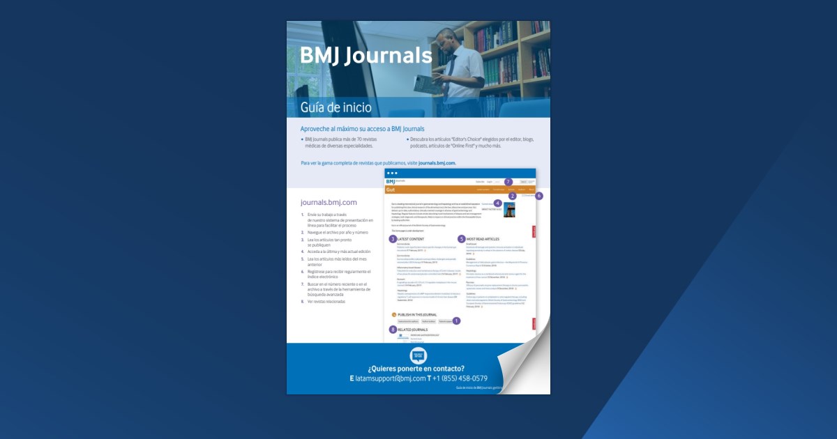Guía de inicio de BMJ Journals