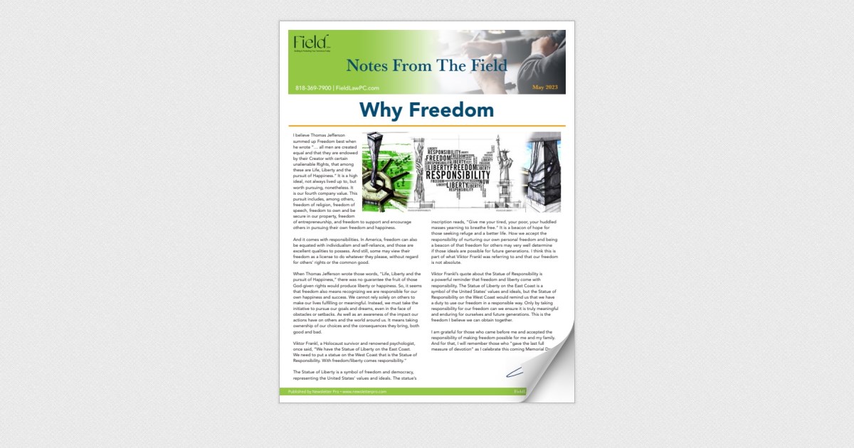 Field Law Firm - May 2023 - Page 2