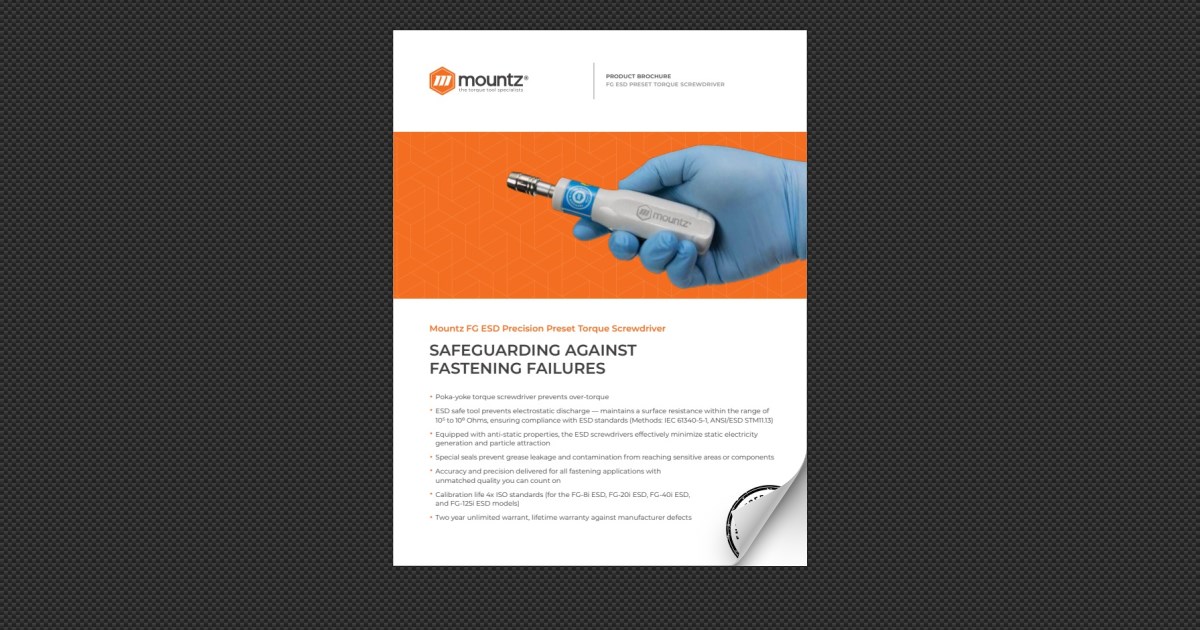 ALL - FG ESD Preset Screwdrivers Brochure