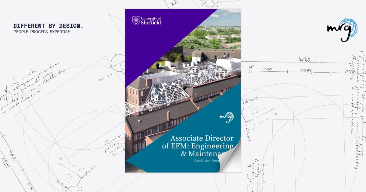 Uni of Sheffield AD EFM: Engineering and Maintenance