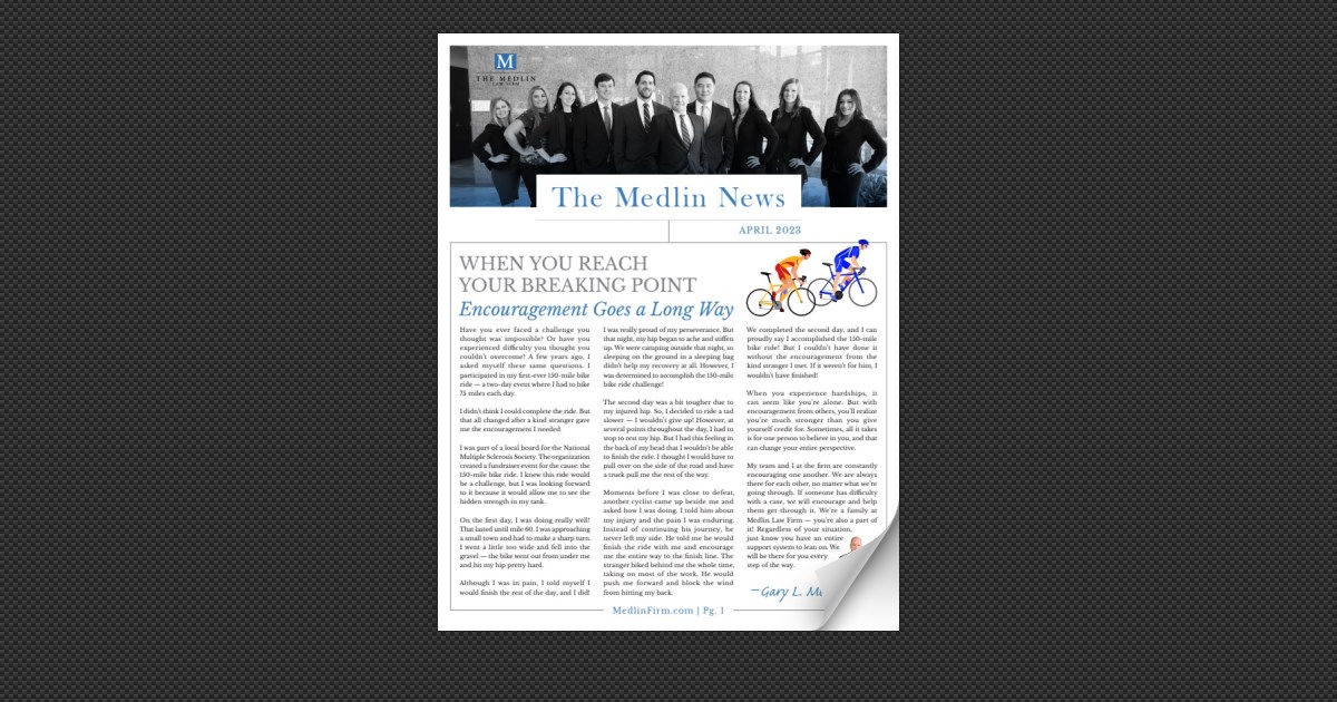 Medlin Law Firm - April 2023